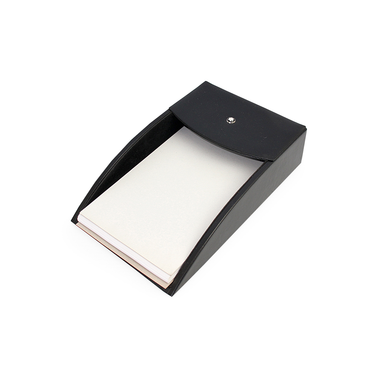 MONTBLANC Leather Memo Box Black | Luxity
