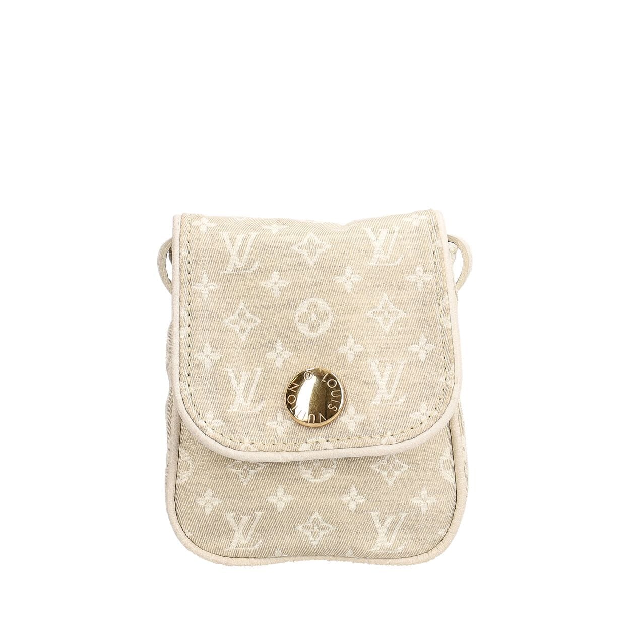 LOUIS VUITTON Mini Lin Mini Crossbody Bag Beige | Luxity