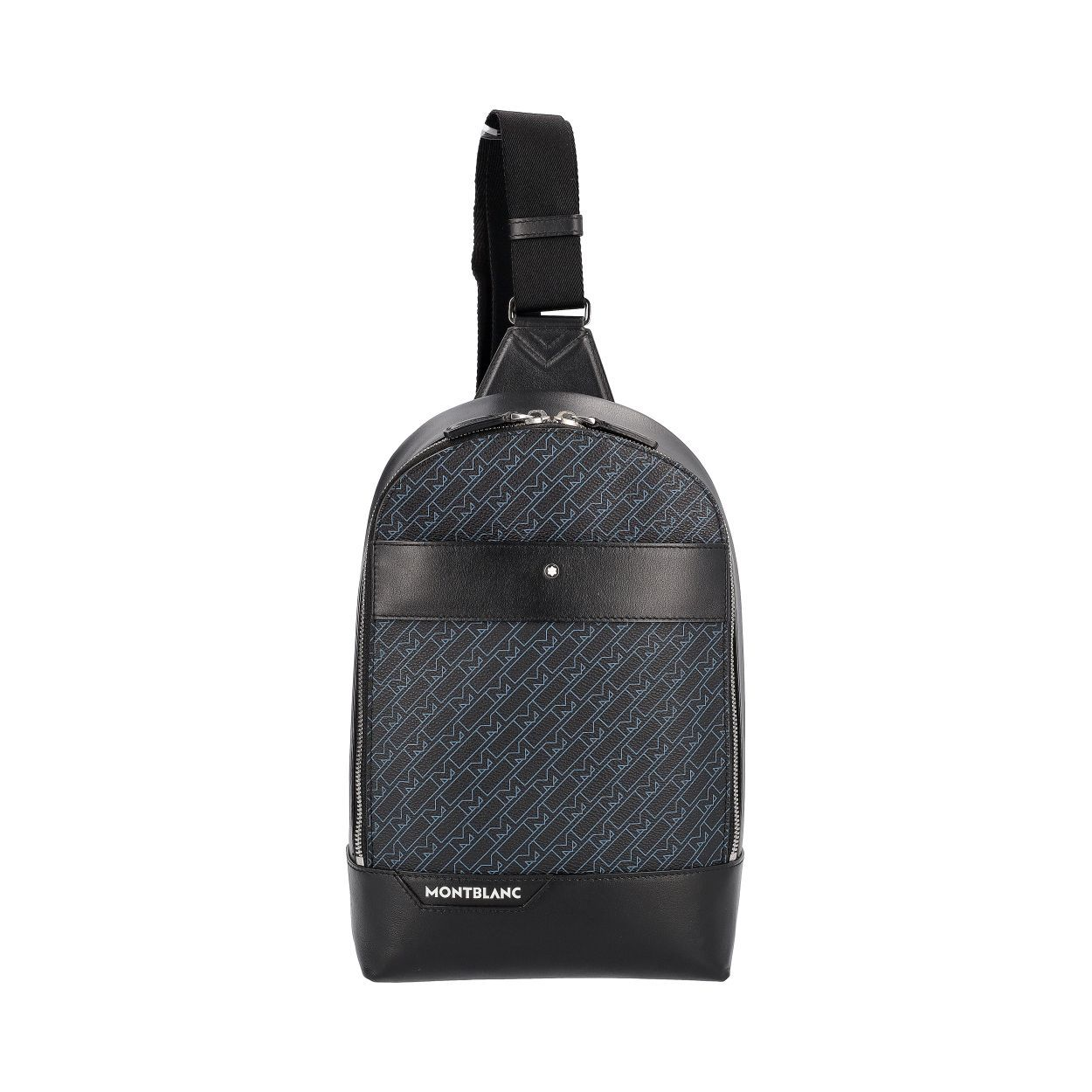 MONTBLANC Leather M-Gram Sling Bag Black | Luxity