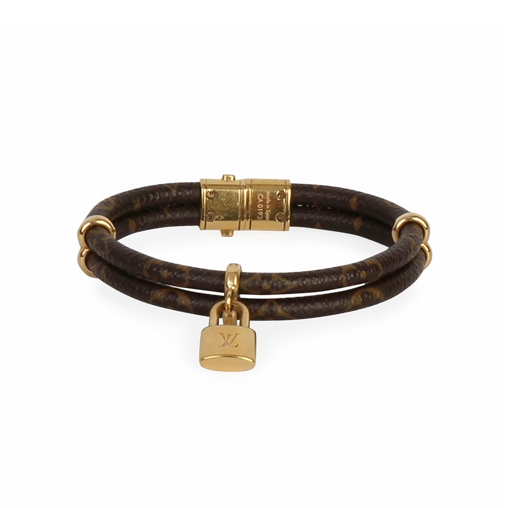 LOUIS VUITTON Monogram Keep It Twice Bracelet | Luxity