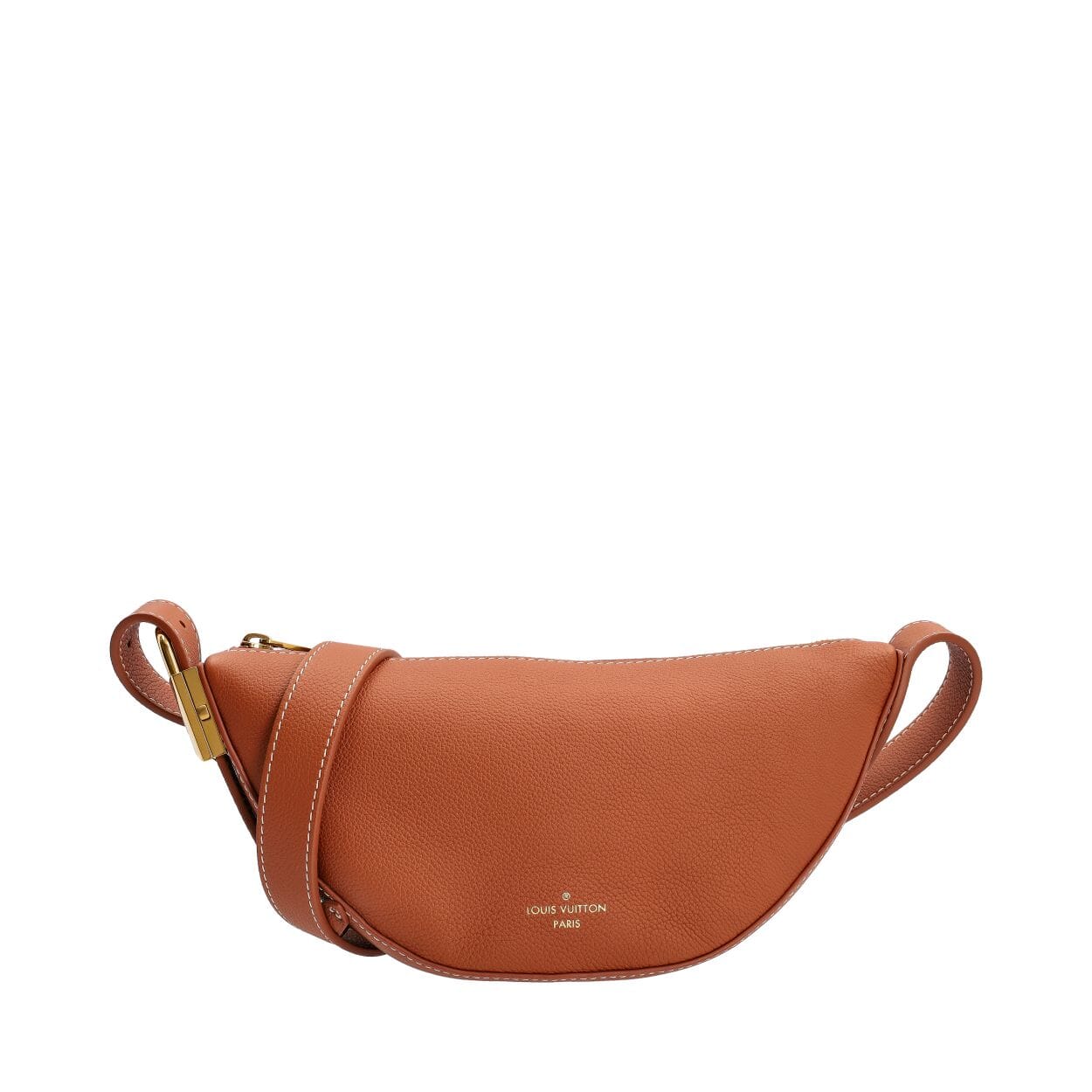LOUIS VUITTON Leather Low Key Bumbag Cognac | Luxity