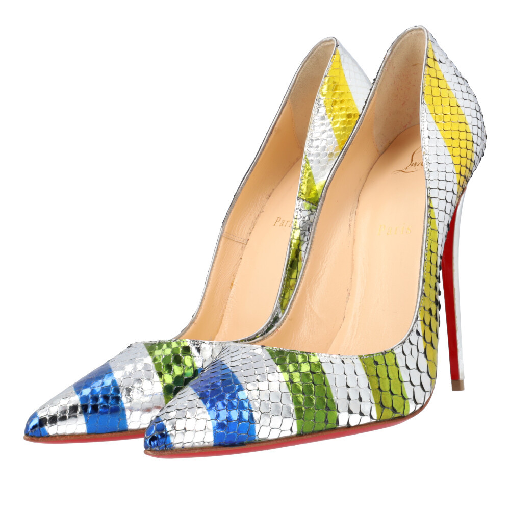 CHRISTIAN LOUBOUTIN Python/Leather So Kate Pumps Multicolour | Luxity