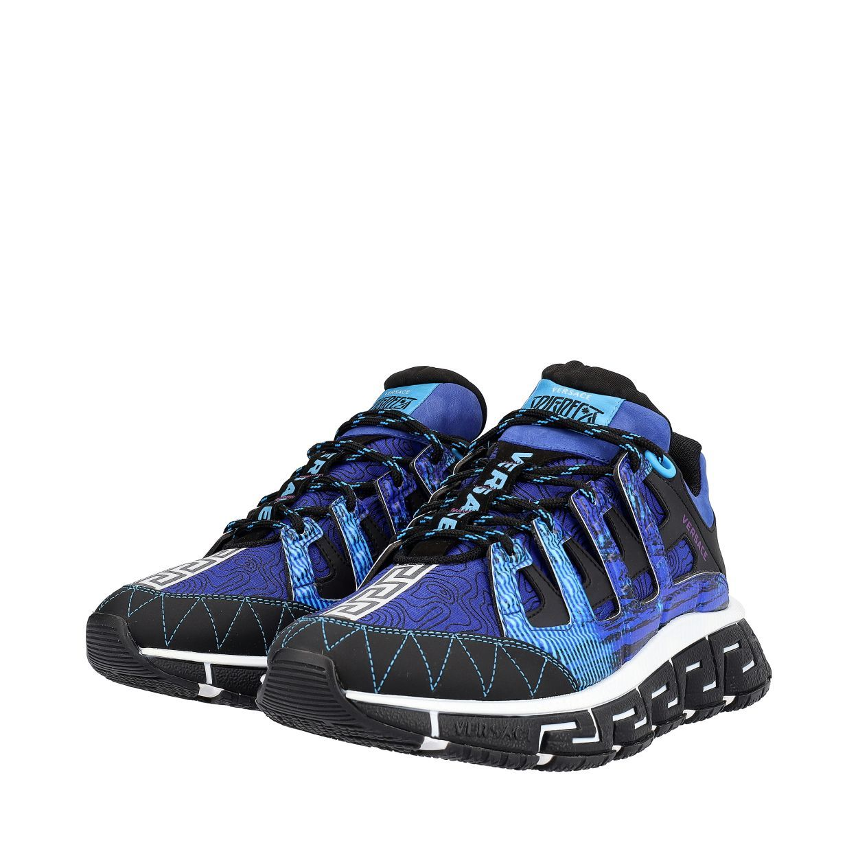 VERSACE Trigreca Sneakers Blue/Black | Luxity