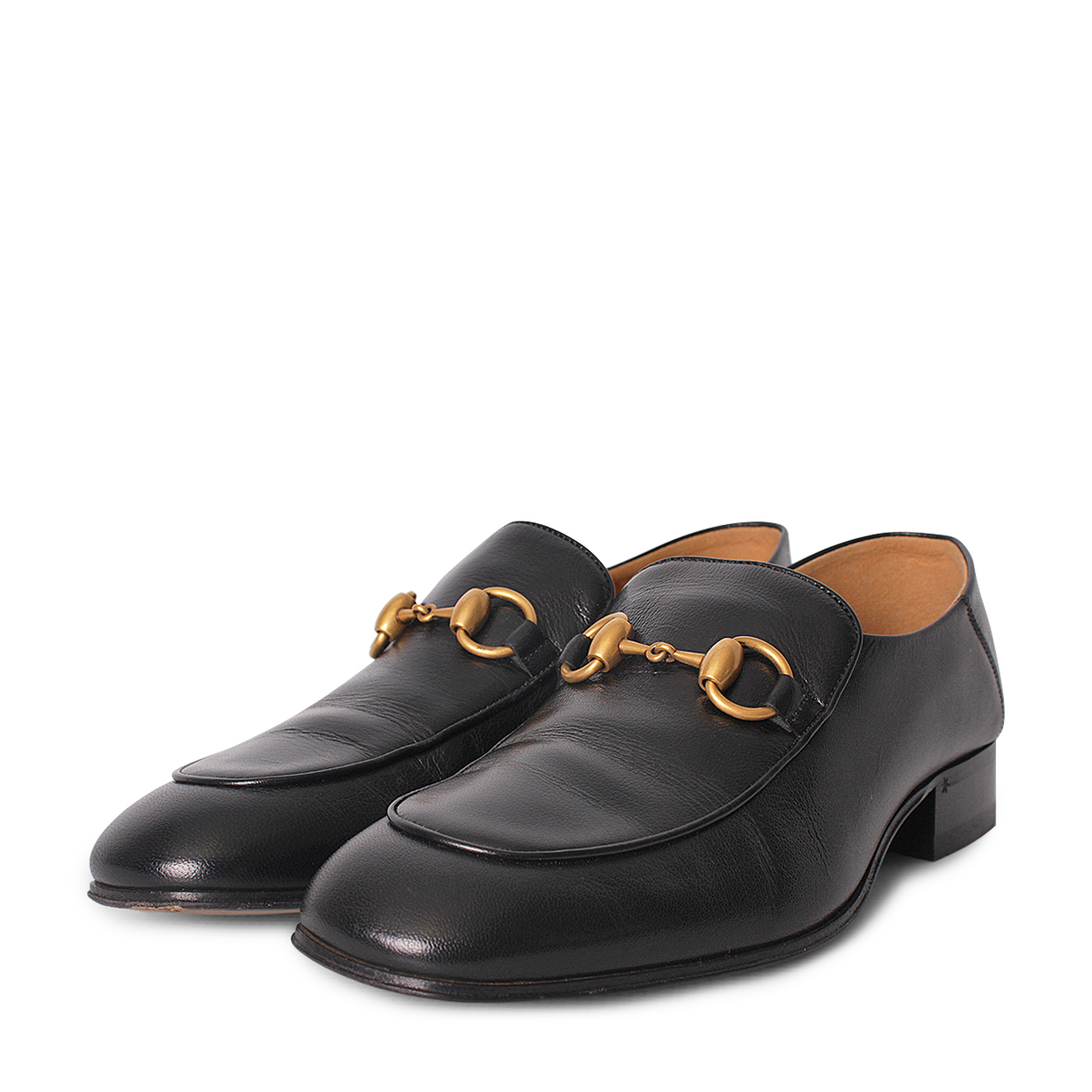 GUCCI Leather Horsebit Loafers Black | Luxity