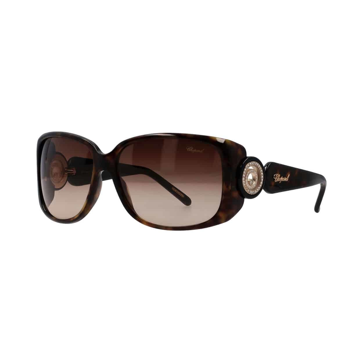 CHOPARD Embellished Sunglasses SCH 042S Tortoise | Luxity