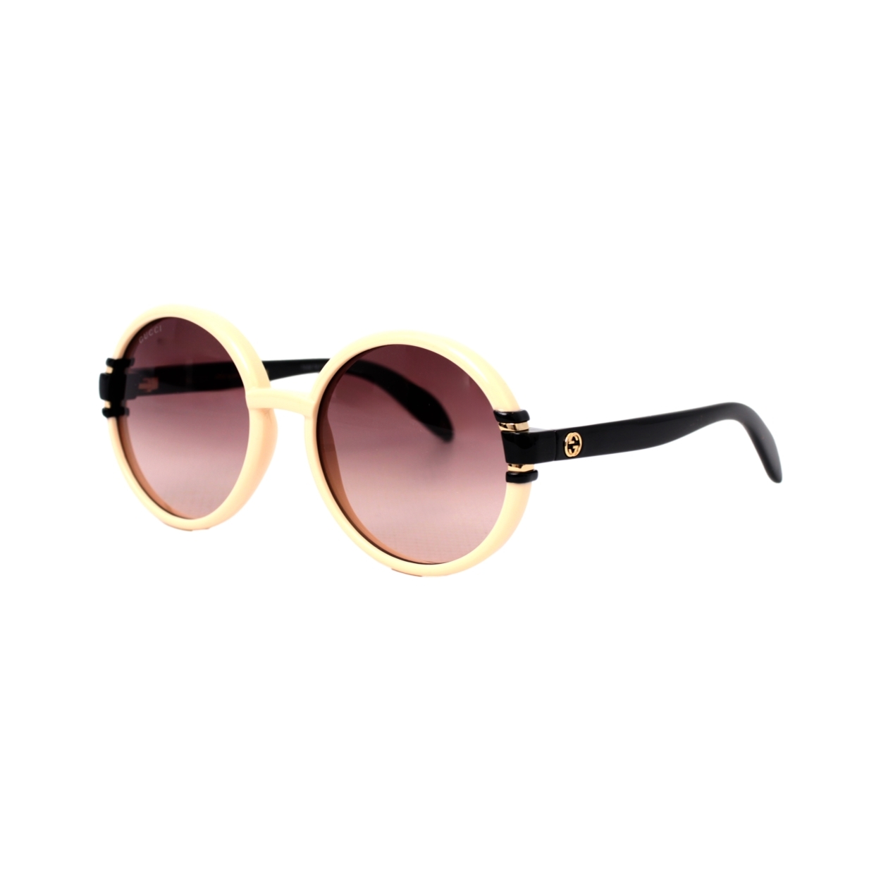 GUCCI Sunglasses GG1067S Ivory Black Brown | Luxity